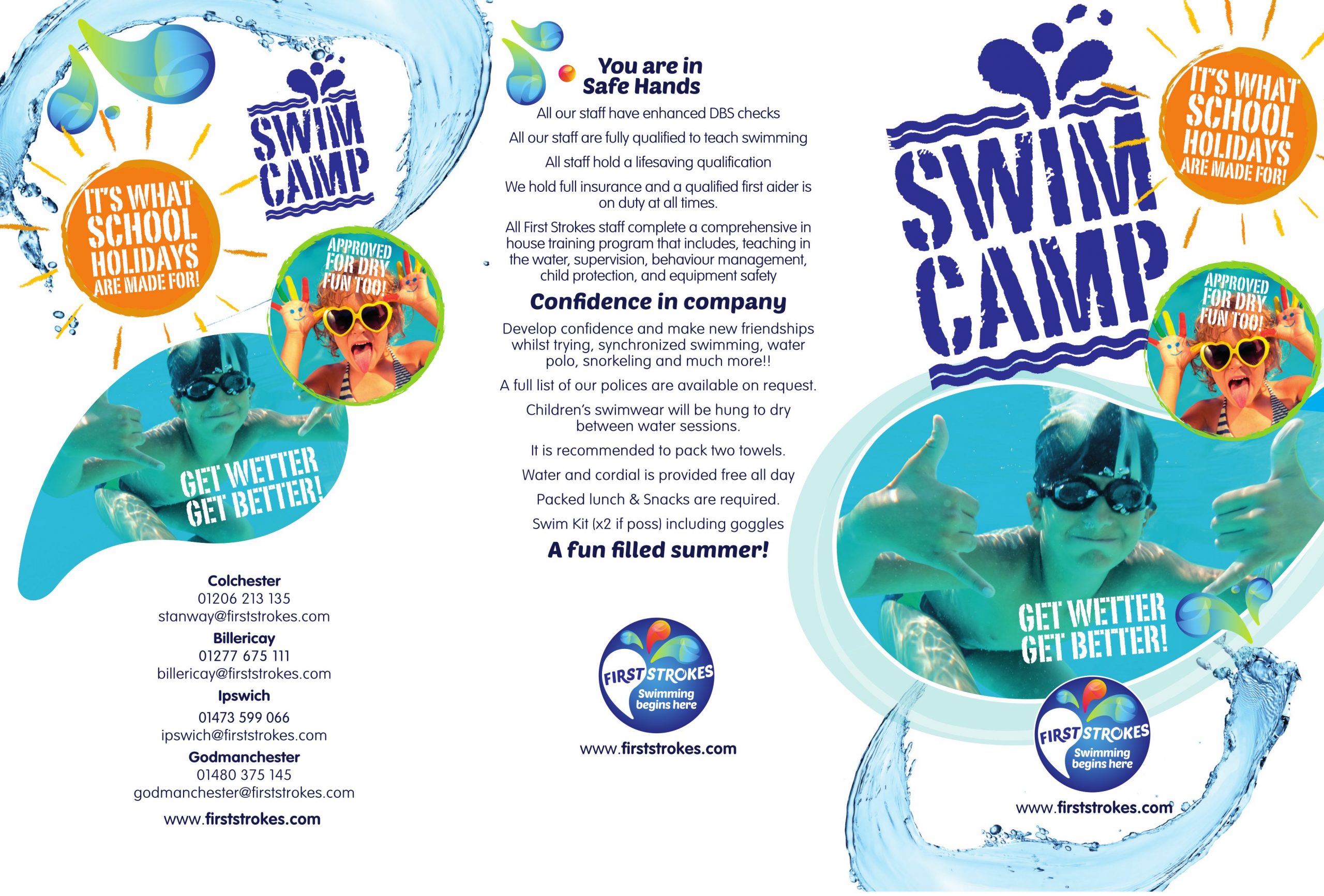 Swim Camps - First Strokes